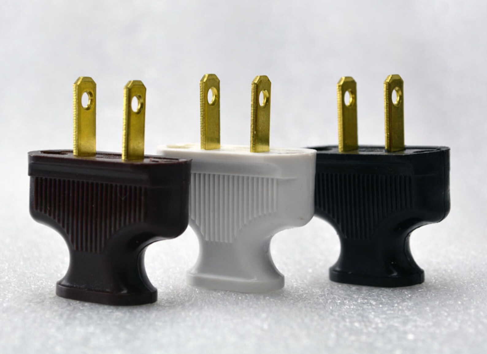 BROWN Electrical Plug - Vintage Style - 2-prong - Antique Replica - Etsy