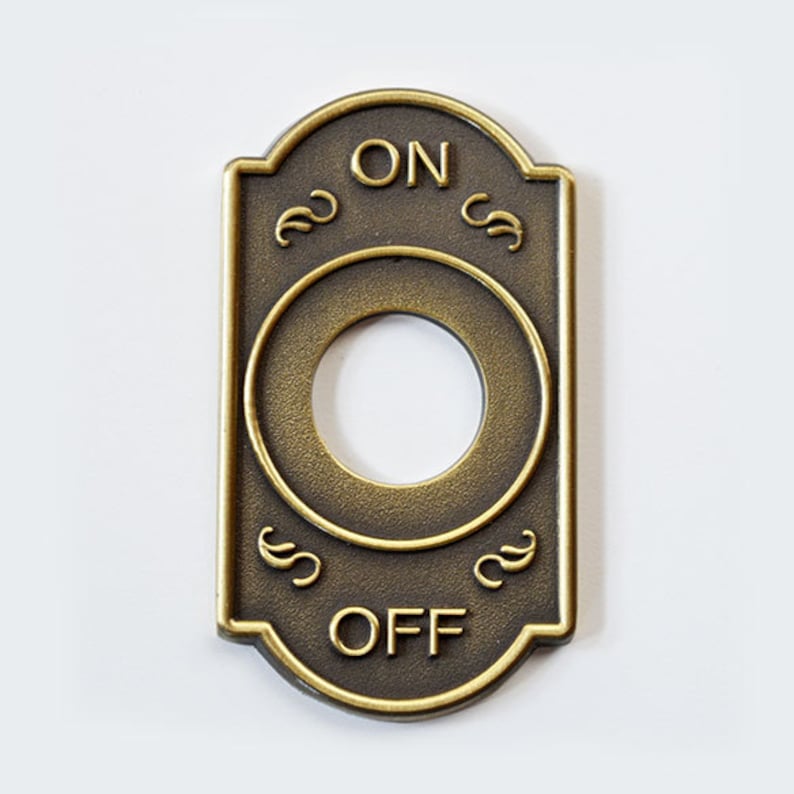 Switch Cover Antique Brass Toggle Switch Plate Steampunk - Etsy