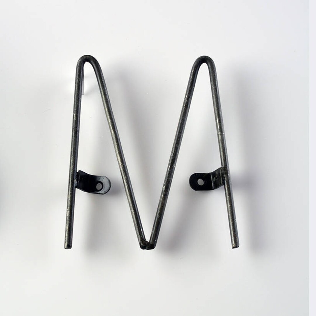 Vintage Wire Letter - M - Make Your Own Sign - Wire Number - Metal ...