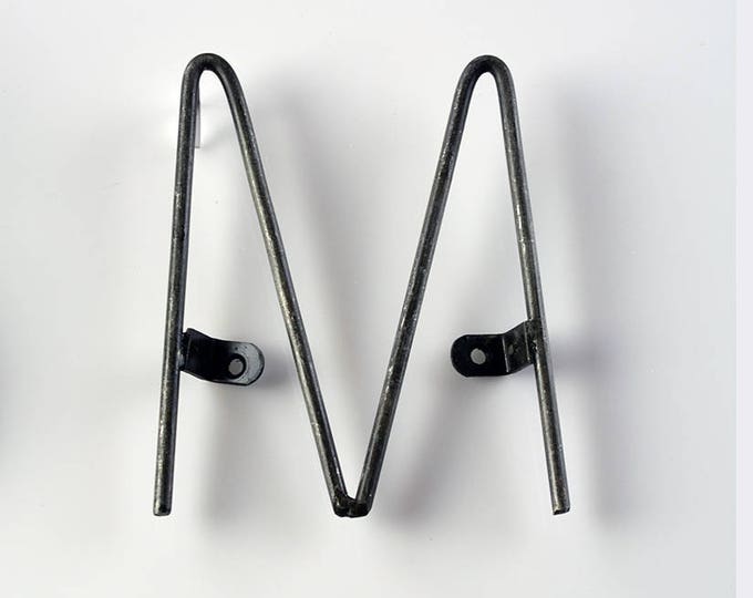 Vintage Wire Letter - M - Make Your Own Sign - Wire Number - Metal ...