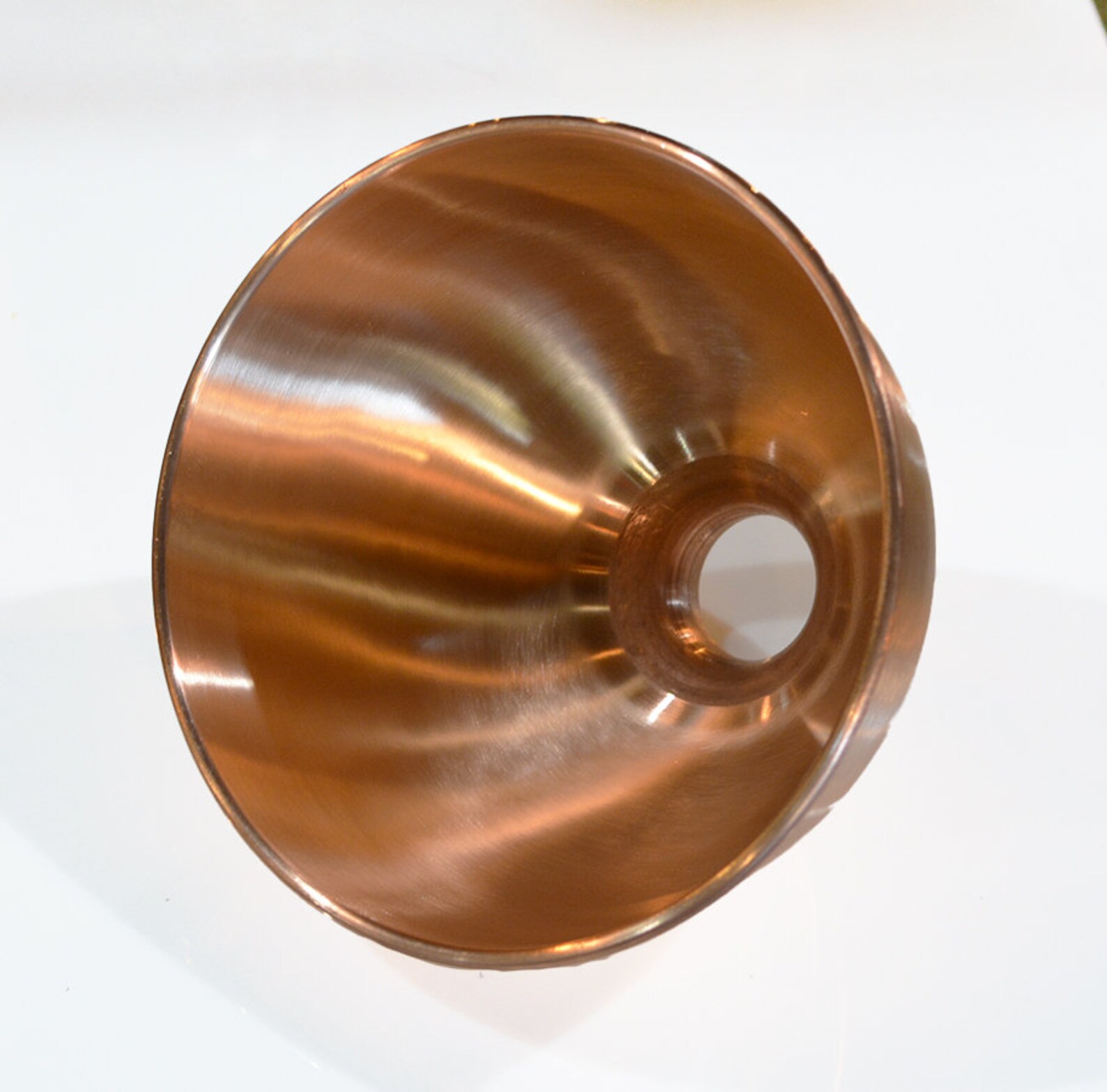 Copper Shade Solid Copper Metal Shade 10 Pendant - Etsy