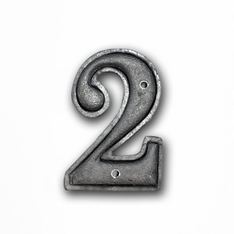 House Number 2 Home Address DIY Address Number | Etsy