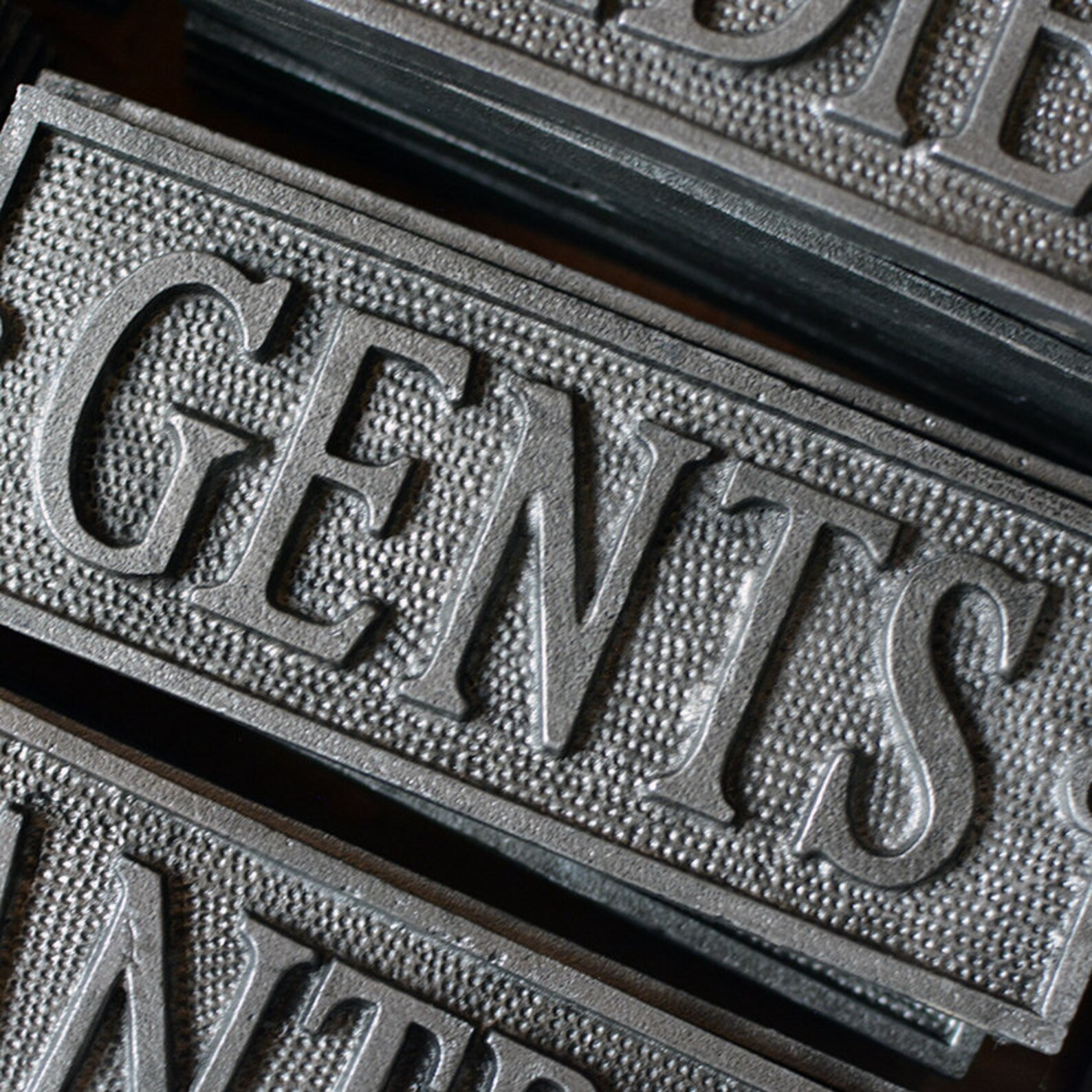 Plaque - Sign - Cast Plaque - GENTS - Door Sign - Bathroom Sign - Door ...