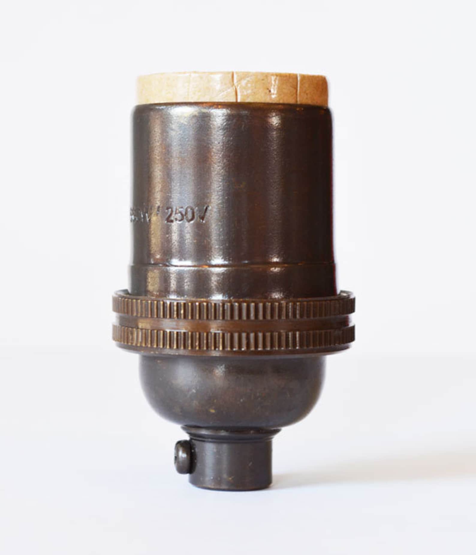 Keyless Electrical Lamp Socket - Oil-rubbed Bronze - Light Socket ...