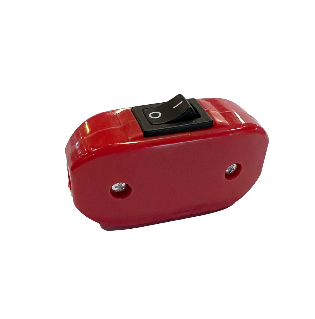 Cord Switch - Red - Inline Feed-thru Switch - Best Switch Available ...