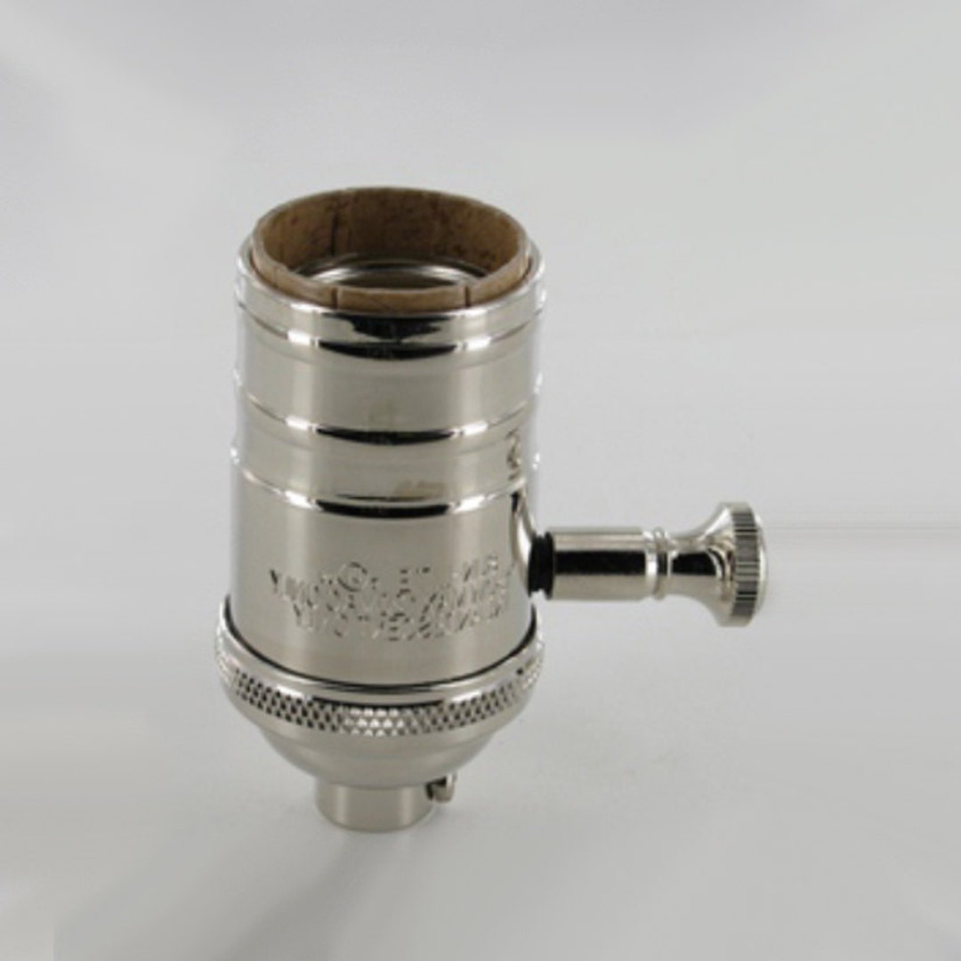 Dimmer Socket - Polished Nickel - Best Quality Lamp Socket - 150W - Etsy