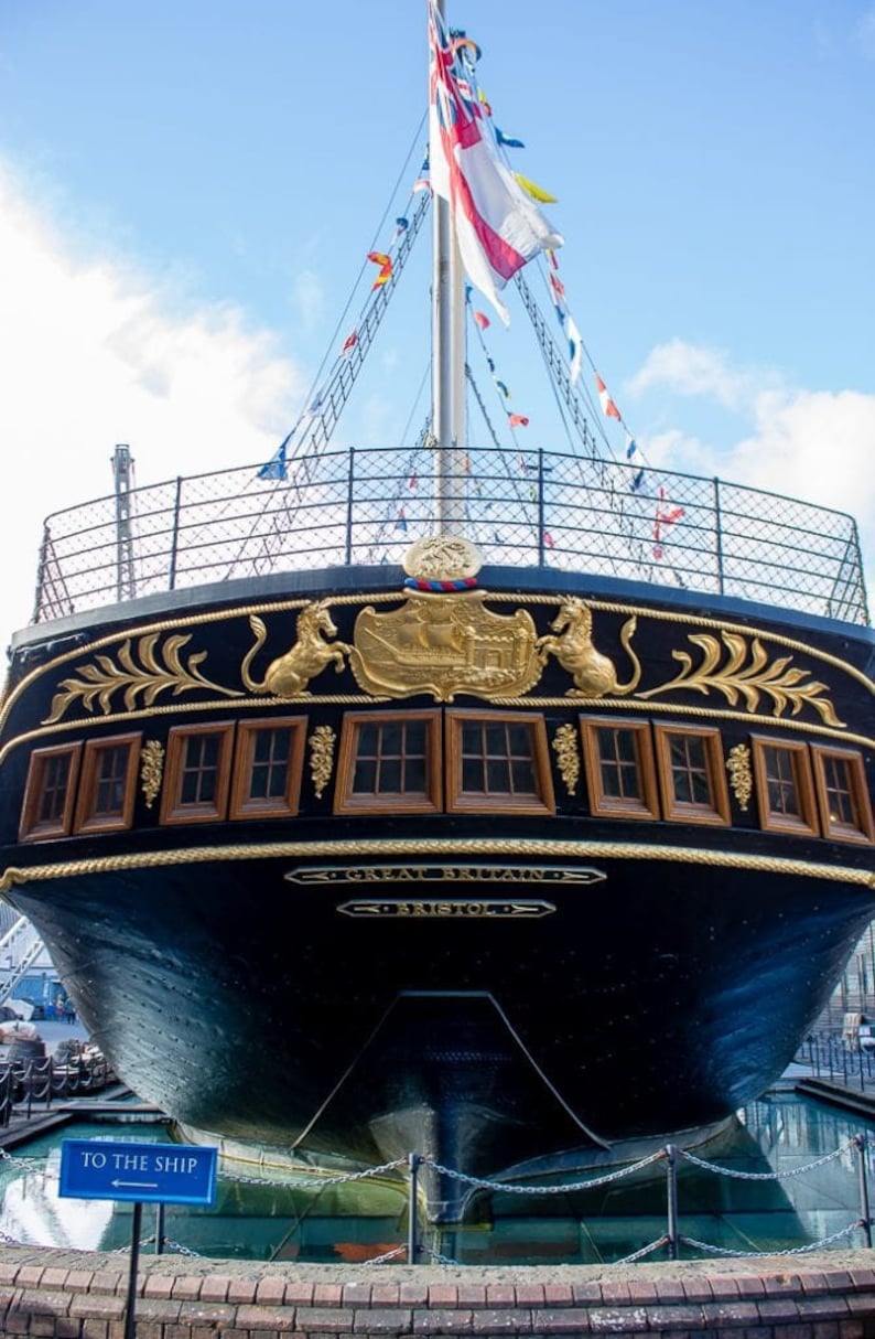 SS Great Britain Historical Fountain/rollerball Pen Made From | Etsy