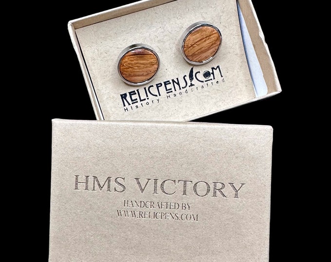 HMS Victory Historical Cufflinks Made With Oak From the Ship - Etsy