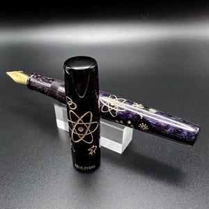 Engraved Artisan Handmade Fountain Pen Choice of JOWO #6 Nib Relicpens ...