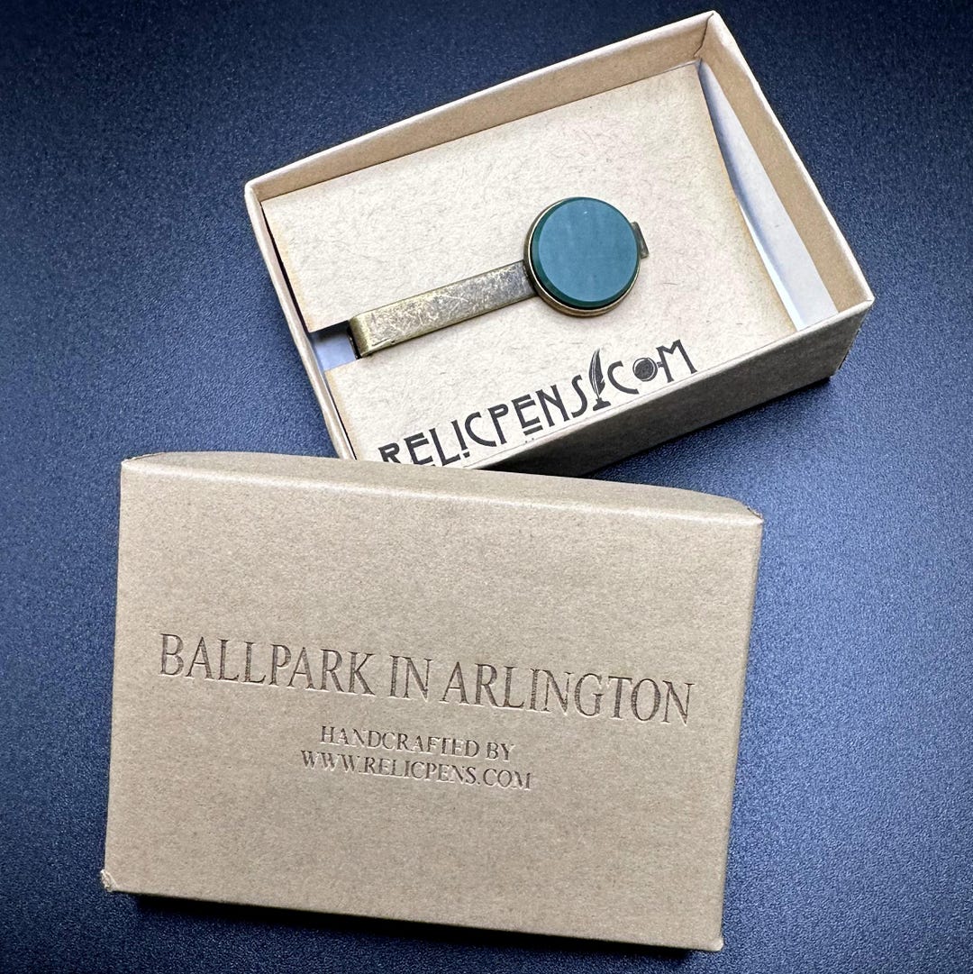 Historical Tie Clip Made From a Seat Removed From the Ballpark in ...