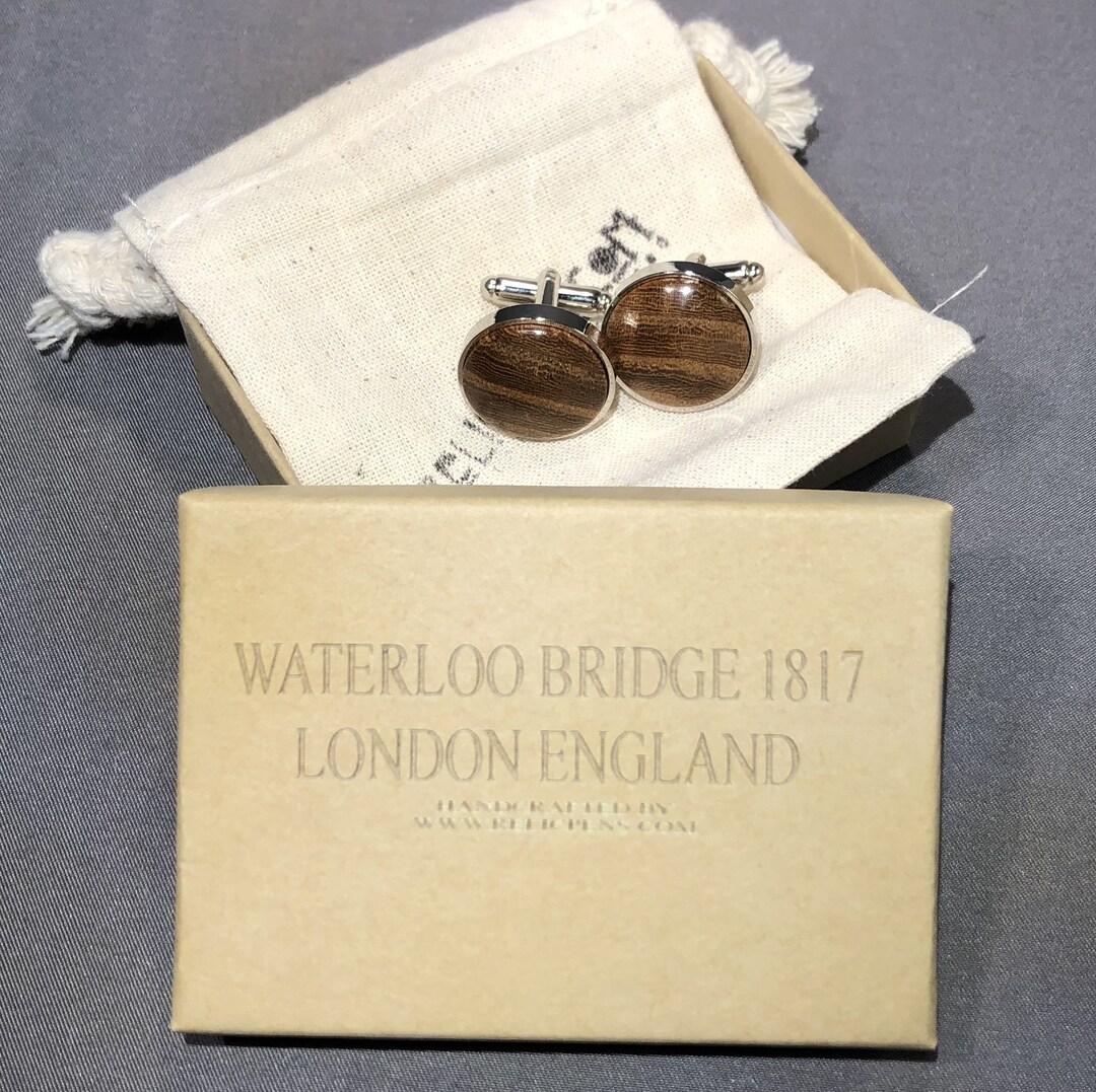 Historical Cufflinks Made Elm From the Waterloo Bridge 1817 - Etsy