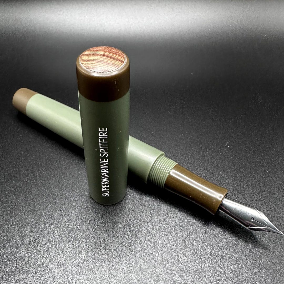 Supermarine Spitfire Historical Custom Fountain Pen Made With Propeller ...