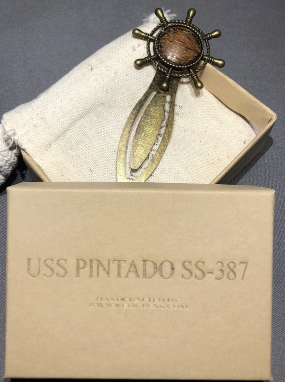 Historical Bookmark Made From Teak Decking off of the WWII | Etsy