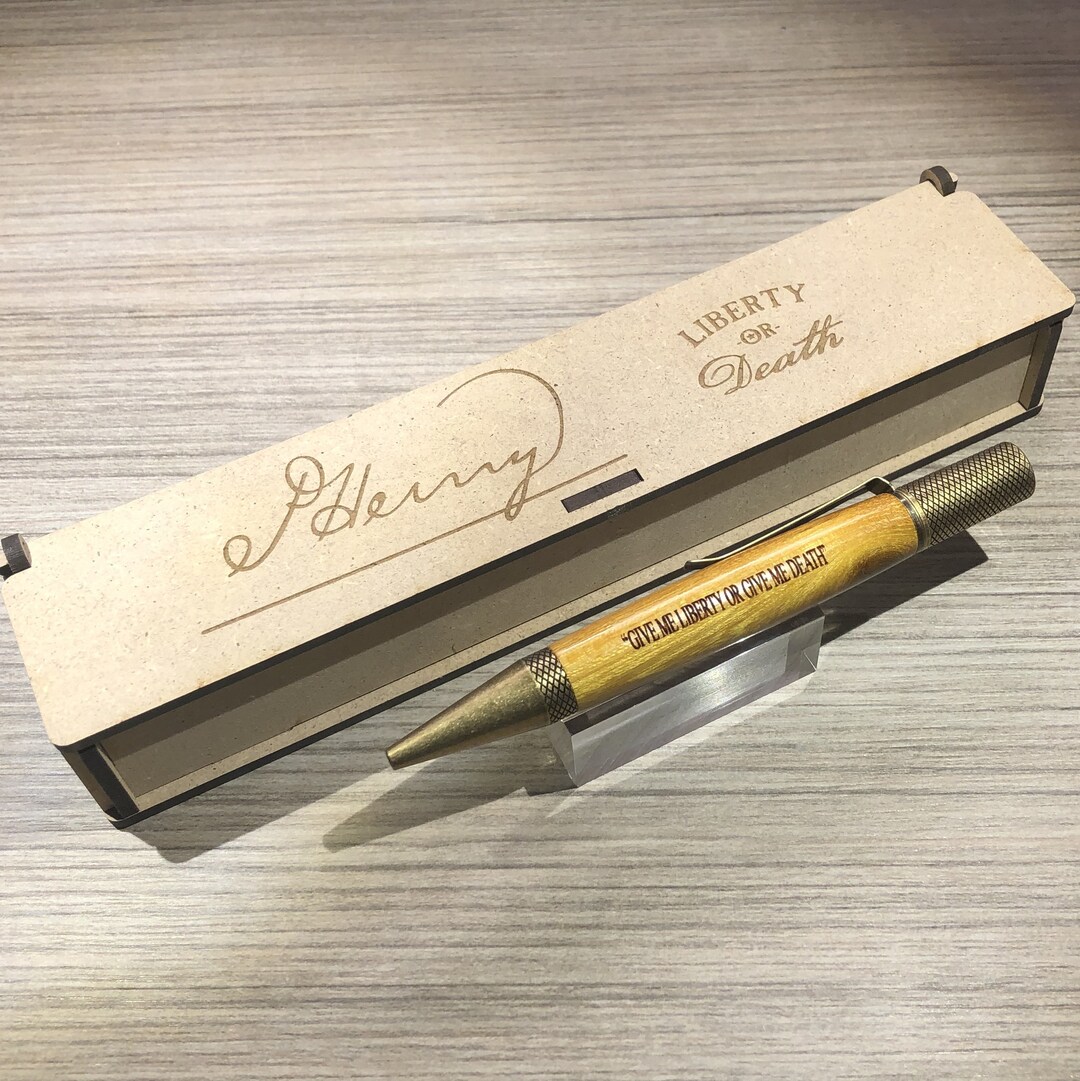 Patrick Henry Historical Pen Made From 350+ Year Old National Champion ...