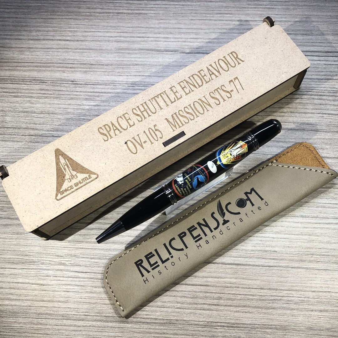 Space Shuttle Endeavour Space Flown Insulating Blanket Embedded Resin Relicpen Space History Pen ...