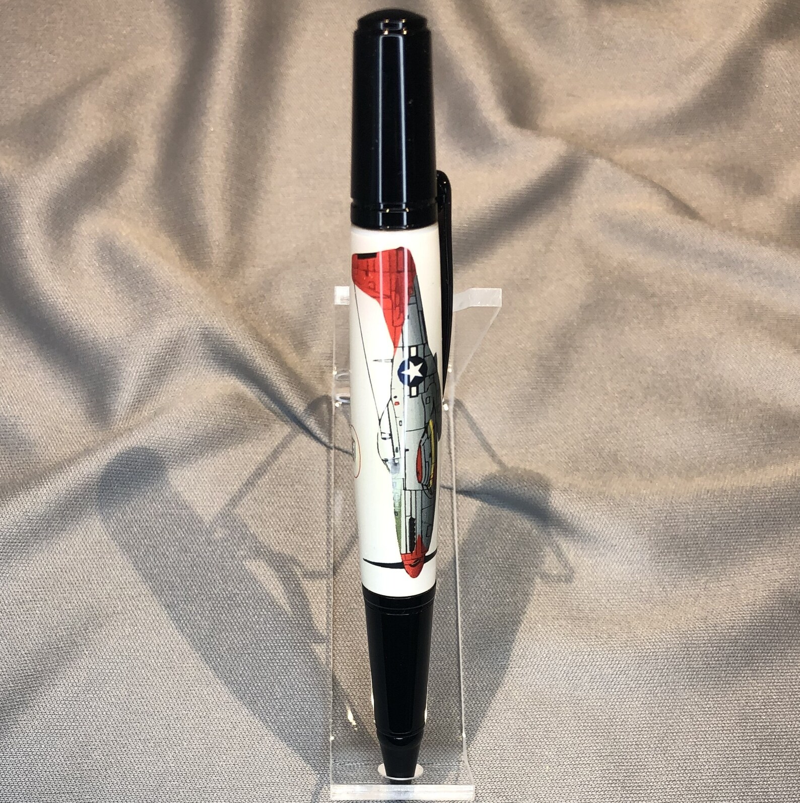 Tuskegee Airmen Redtails P-51 Mustang Pen Historical Resin Relicpen ...