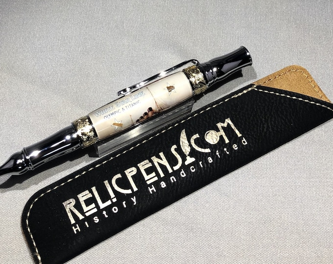 RMS Olympic and RMS Titanic Embedded Into This Resin Relicpen - Etsy