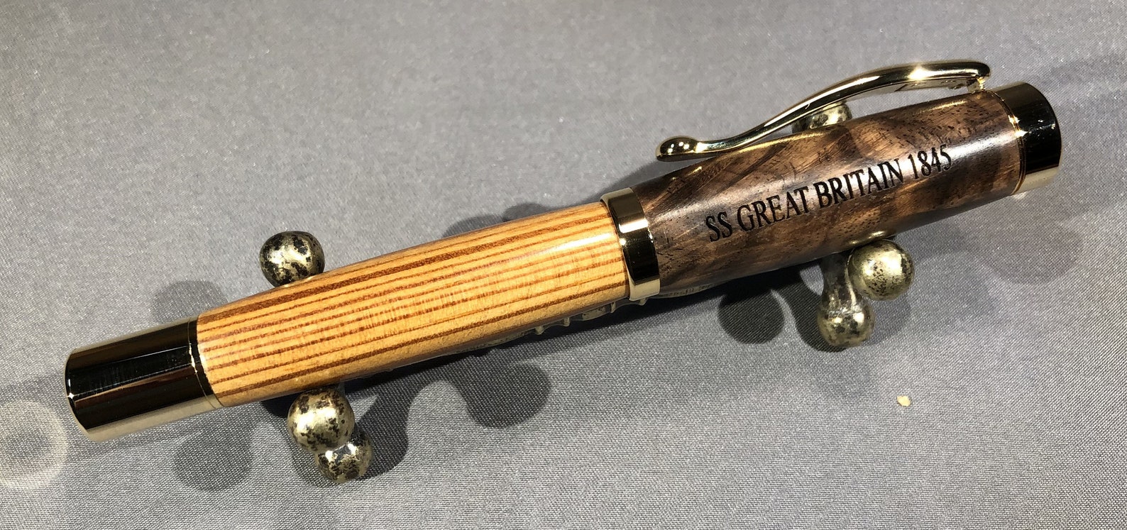 SS Great Britain Historical Fountain/rollerball Pen Made From Timber ...
