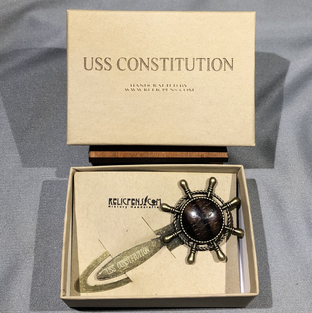USS Constitution Rustic Fir Historical Bookmark Made From Fir off of ...