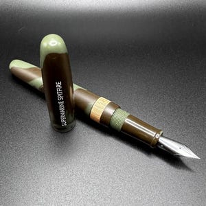 Supermarine Spitfire Historical Custom Fountain Pen Made With Propeller ...