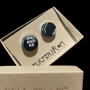 Bell 206 / 407 Helicopter Historical Cuff Links Made From a Illuminated ...