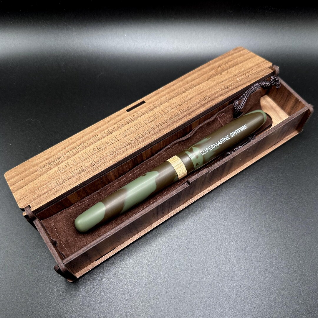 Supermarine Spitfire Historical Custom Fountain Pen Made With Propeller ...