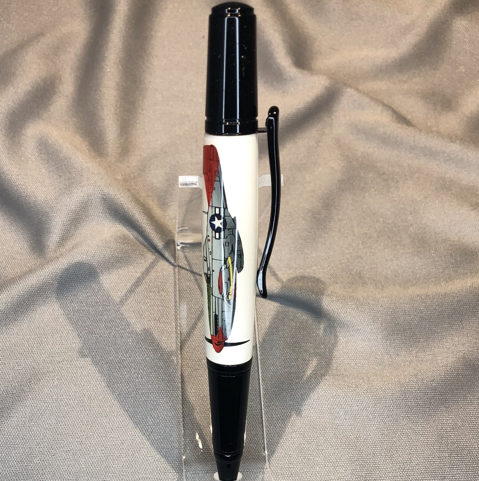 Tuskegee Airmen Redtails P-51 Mustang Pen Historical Resin Relicpen ...