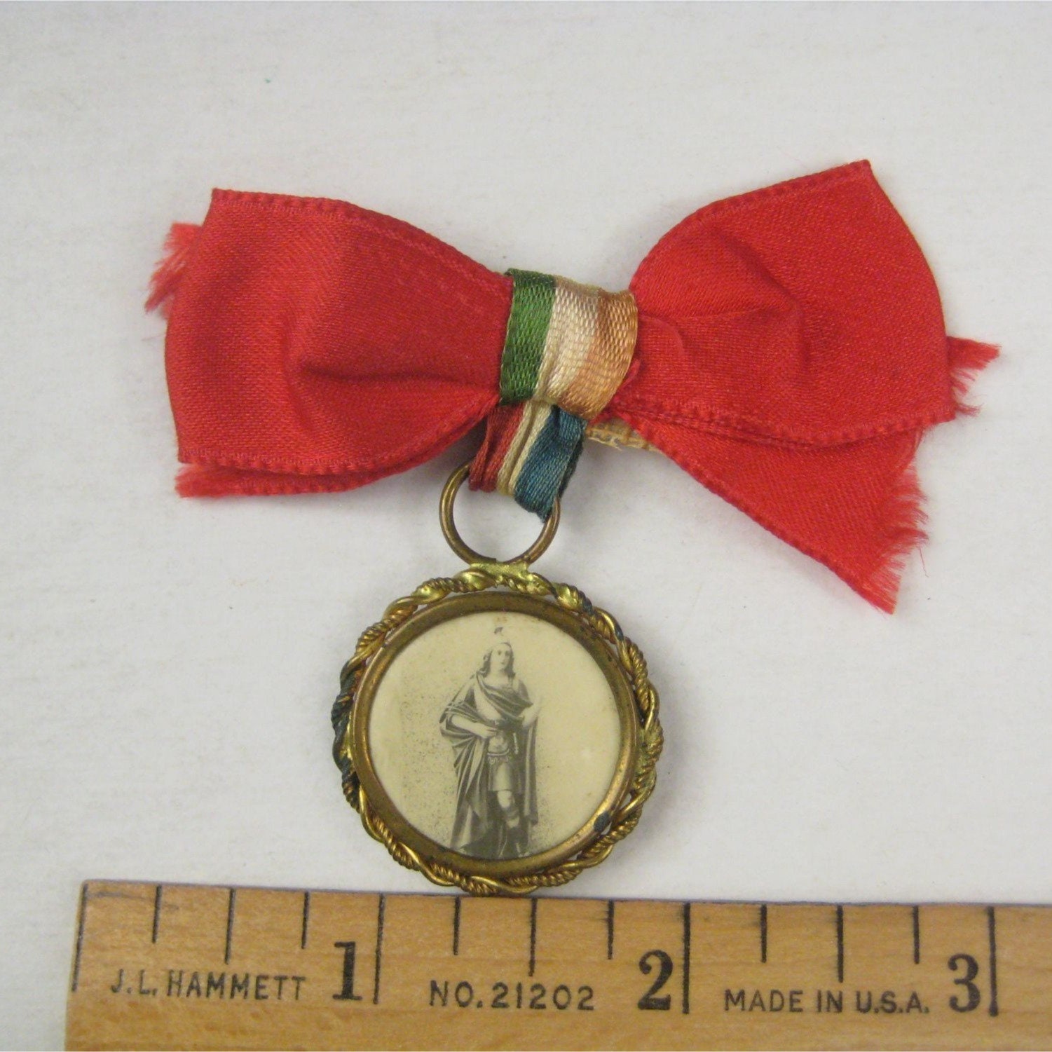 Minerva Athenia Goddess War Medal Vintage Brooch Pin 2 in Medallion ...