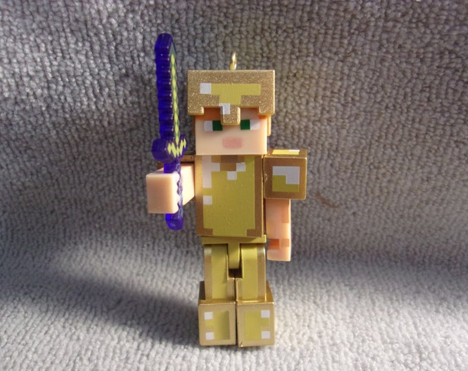 Minecraft Alex in Golden Armor Free Shipping - Etsy