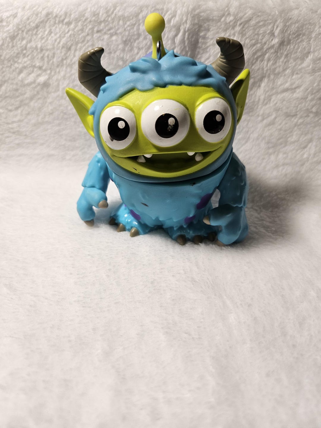Toy Story Alien Dressed up as "sully From Monster's Inc" Ornament - Etsy