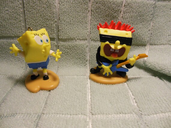 Spongebob Ornaments 2 Set - Etsy