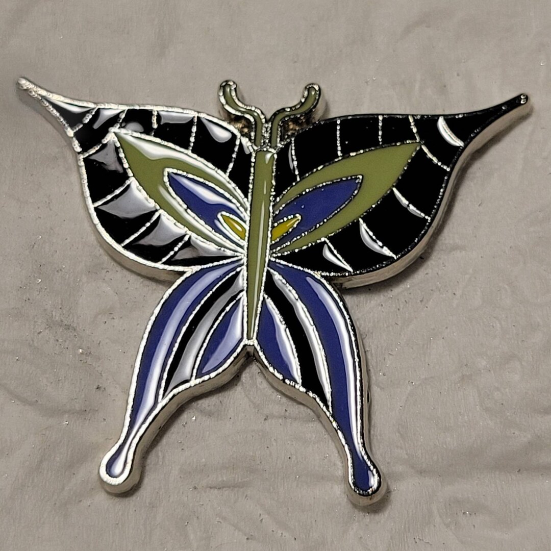 Flower Garden Maleficent Butterfly Disney Needle Minder - Etsy
