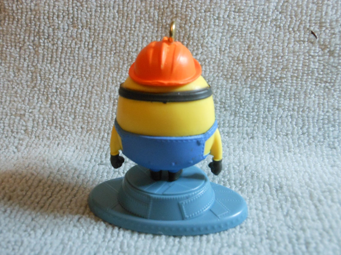 Despicable Me Minion construction worker ornament | Etsy
