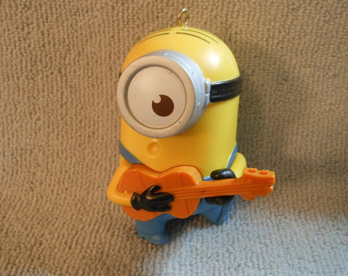Despicable Me Minion With Guitar Ornament - Etsy