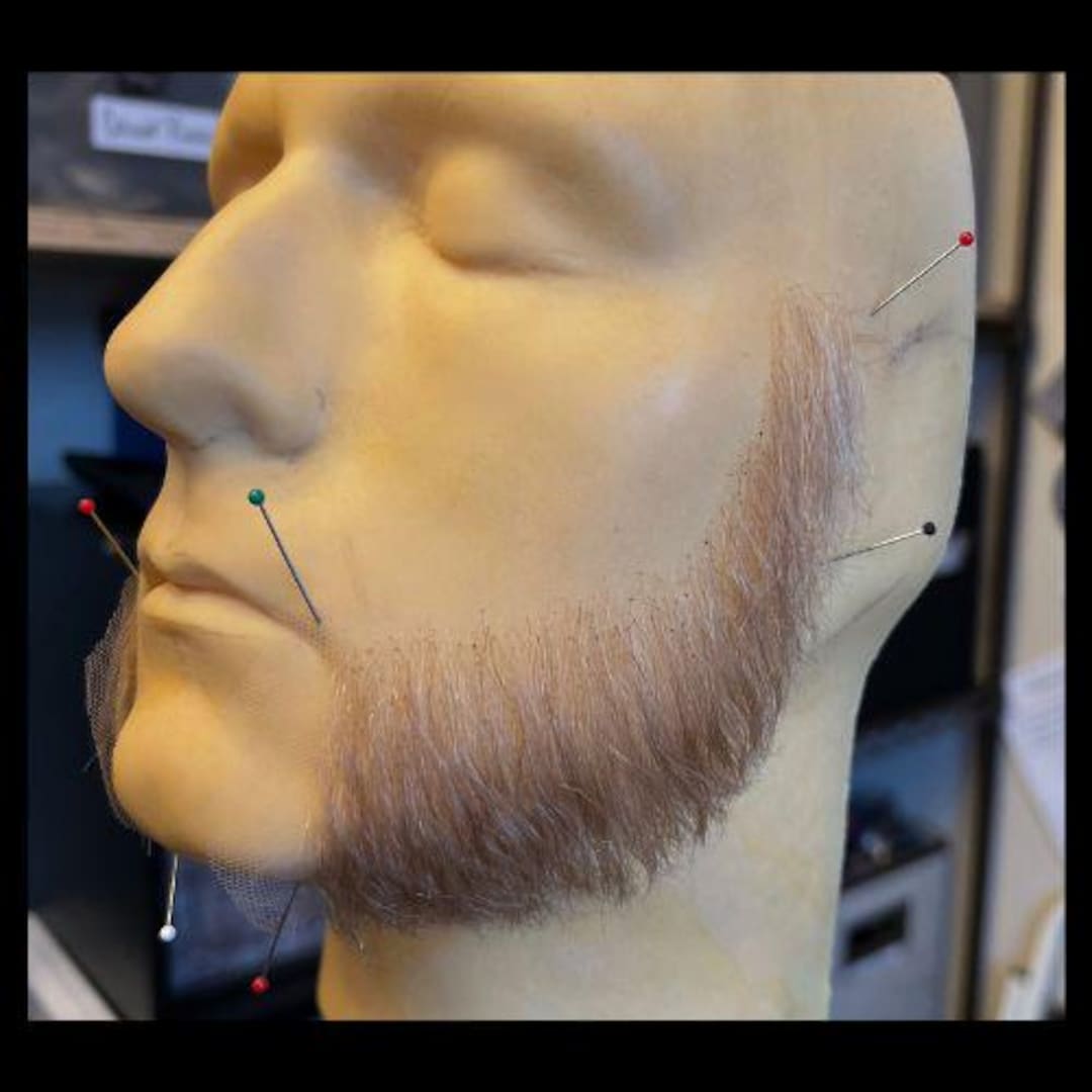 Handmade High-quality Mutton Chops (sideburns) Dark Blonde / Human Hair ...