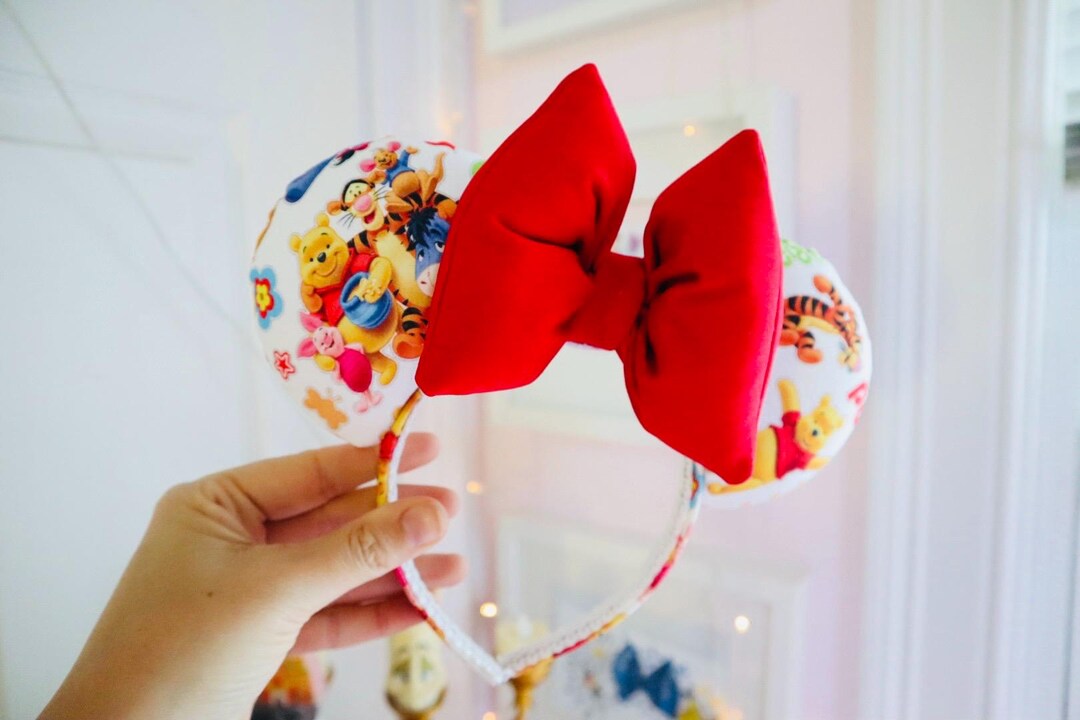 Pooh Bear Mouse Ears 90s Style - Etsy