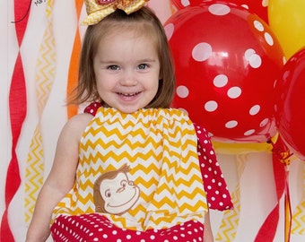 Curious George Dress | Etsy