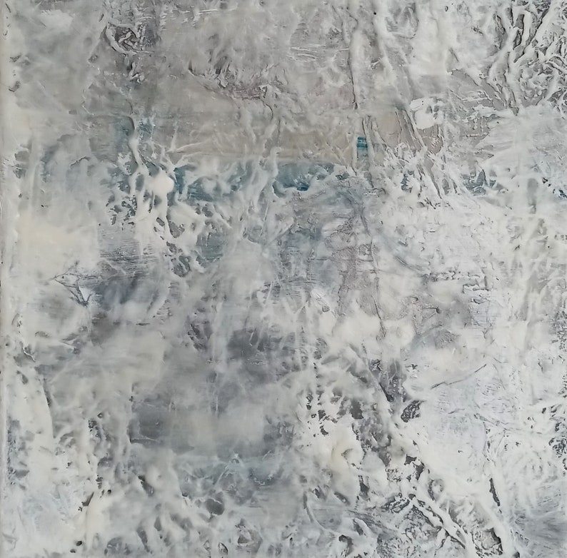 Encaustic, Shellac, Abstract, Art, Painting, White Acrylic Painting ...