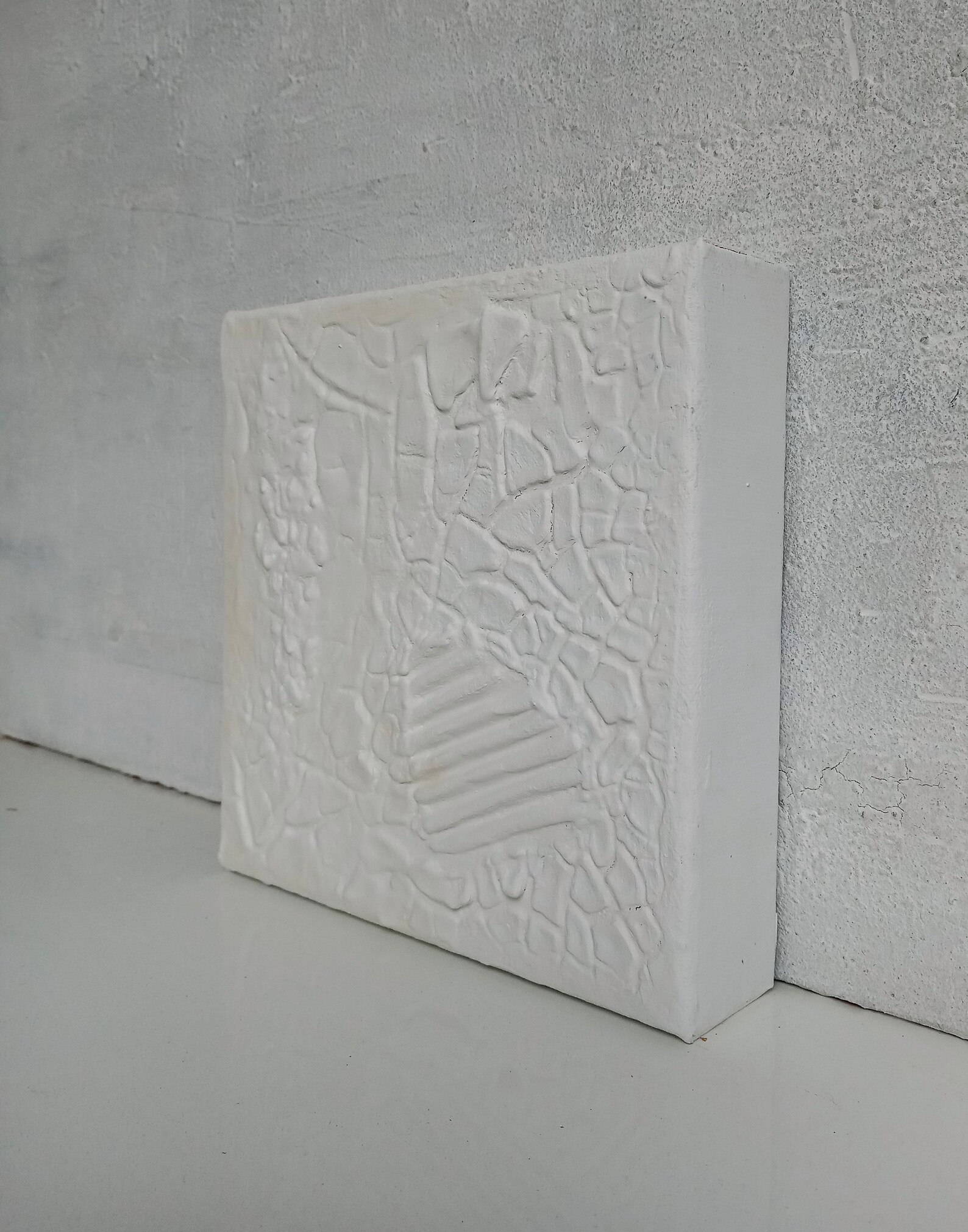 Impasto Painting, White, Abstract, Contemporary Art, Abstract, Modern ...