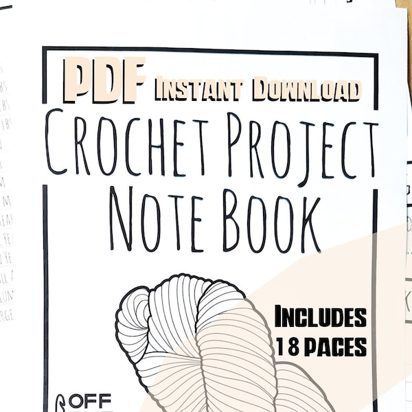 Printable Crochet Project Planner - Etsy