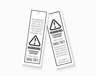 Hang Tags Warning Label - Etsy