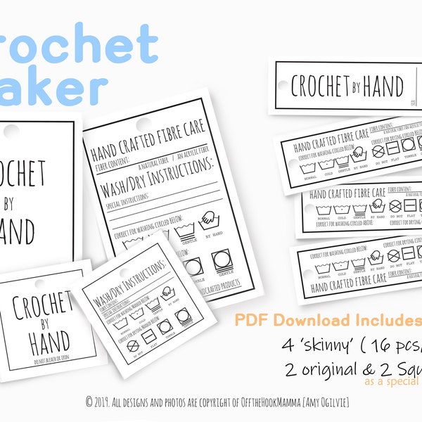 Crochet Tags - Etsy