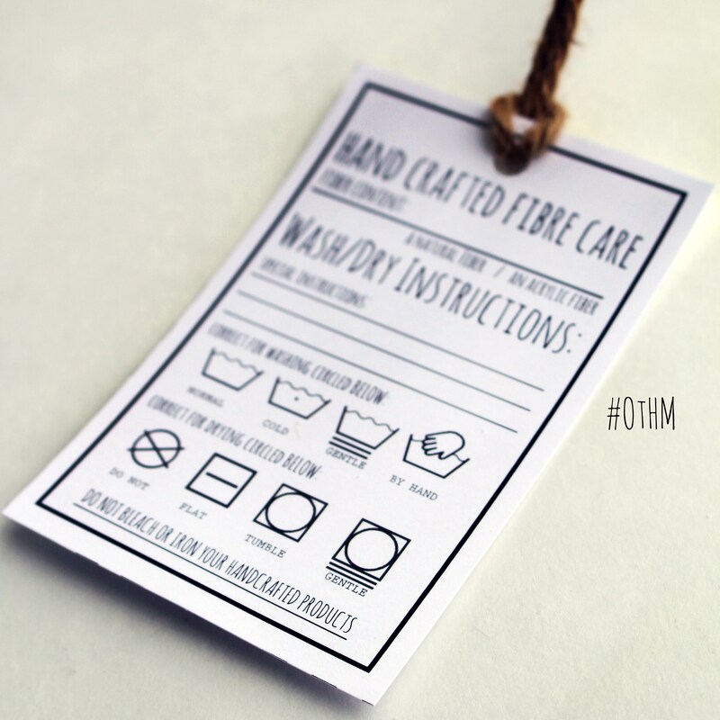 Care Tags - Etsy