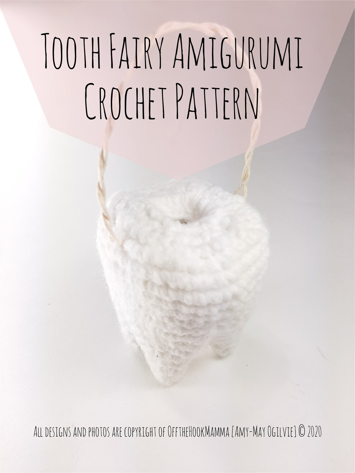 DIY Tooth Fairy Amigurumi Pattern. No Sewing Crochet Molar - Etsy