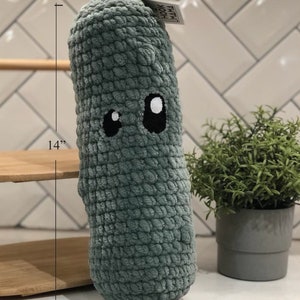 DIY Crochet Plush Pickle PATTERN - Plush Pickles Amigurumi, Crochet ...