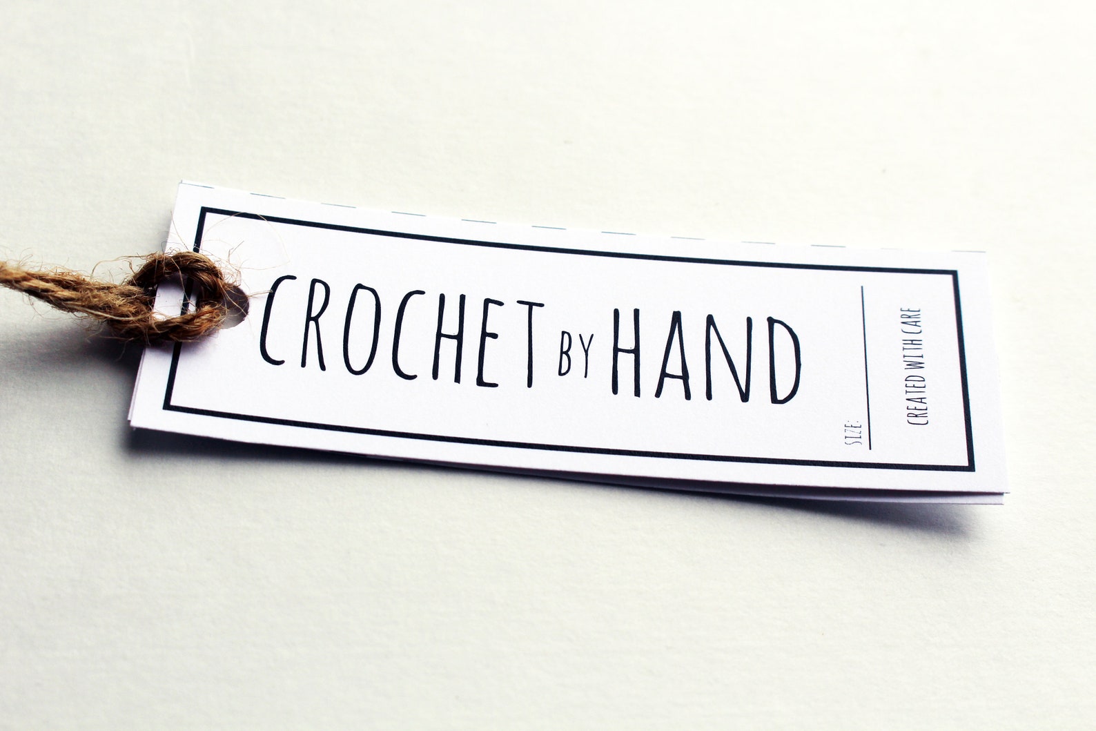 Crochet Tags Print and Cut Skinny Bundle 4pg Crochet by - Etsy