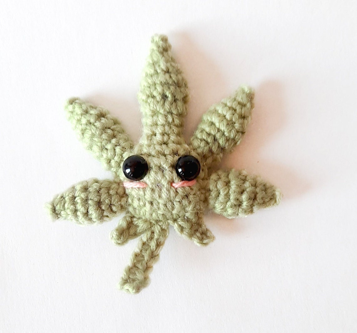 Boho Crochet Ouid Flower PATTERN Weed Leaf Amigurumi - Etsy