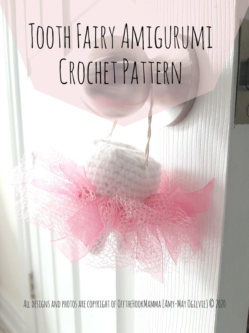 DIY Tooth Fairy Amigurumi Pattern. No Sewing Crochet Molar - Etsy