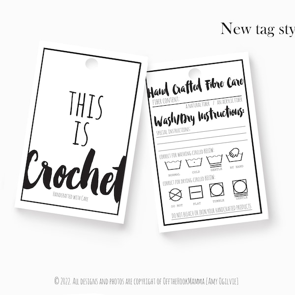 Crochet Tags - Etsy