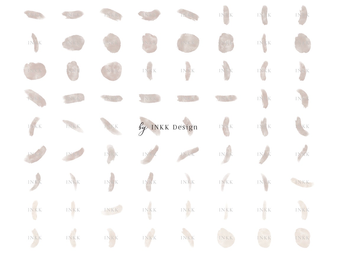 Neutral Paint Brush Stroke for Commercial Use Brush Stroke | Etsy